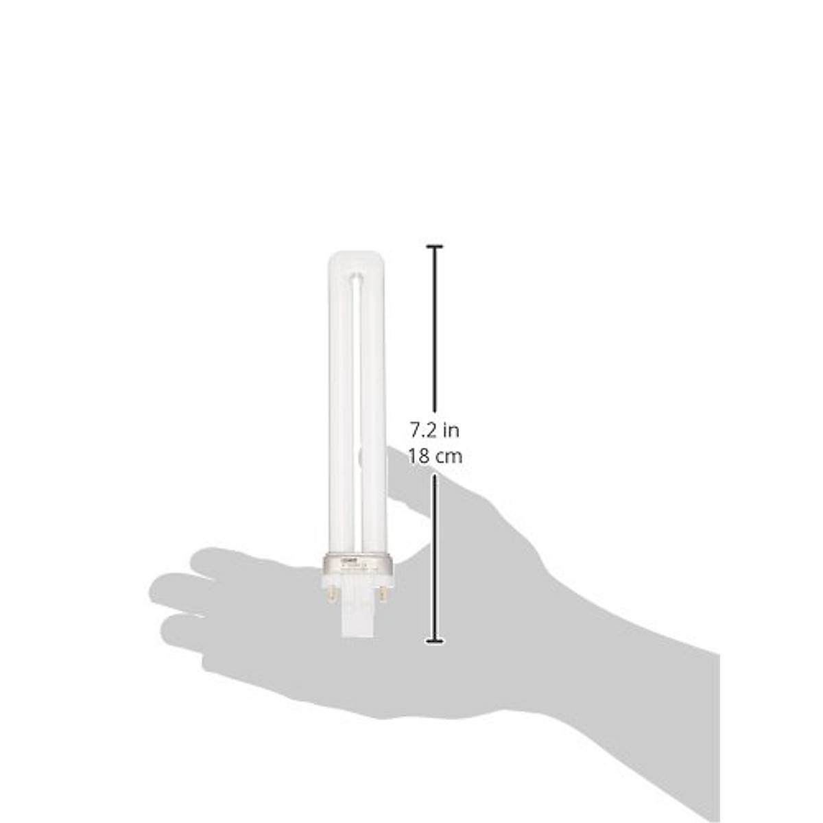 Ushio BC8829 300167 - CF13S/865-13W - 2 Pin GX23 Base - 6500K - CFL Bulb