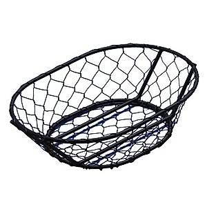 American Metalcraft WIR4 Baskets, 9.625" Length x 6.625" Width, Black
