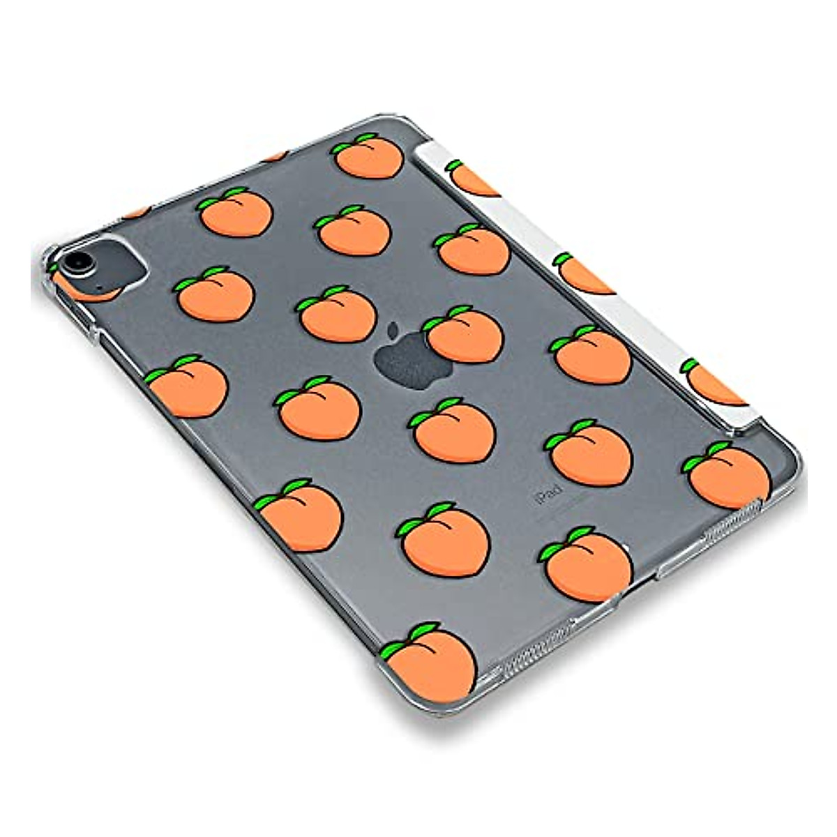 Kawaii Peaches Cute Fruit case Compatible with iPad Mini Air Pro 7.9 8.3 9.7 10.2 10.9 11 12.9 inch Pattern Cover New 2022 2021 Trifold Stand 3 4 5 6 7 8 9 Generation 464 (11" Pro 1/2/3 gen)