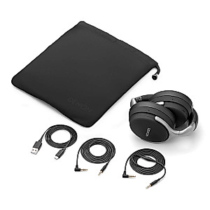 Denon AH-GC25W Premium Wireless Headphones with aptX Bluetooth | Hi-Res Audio Quality | Up to 30 Hours of Wireless Use | Designed for Comfort | Battery-Saving Auto-Standby Mode | Black (AHGC25WBK)