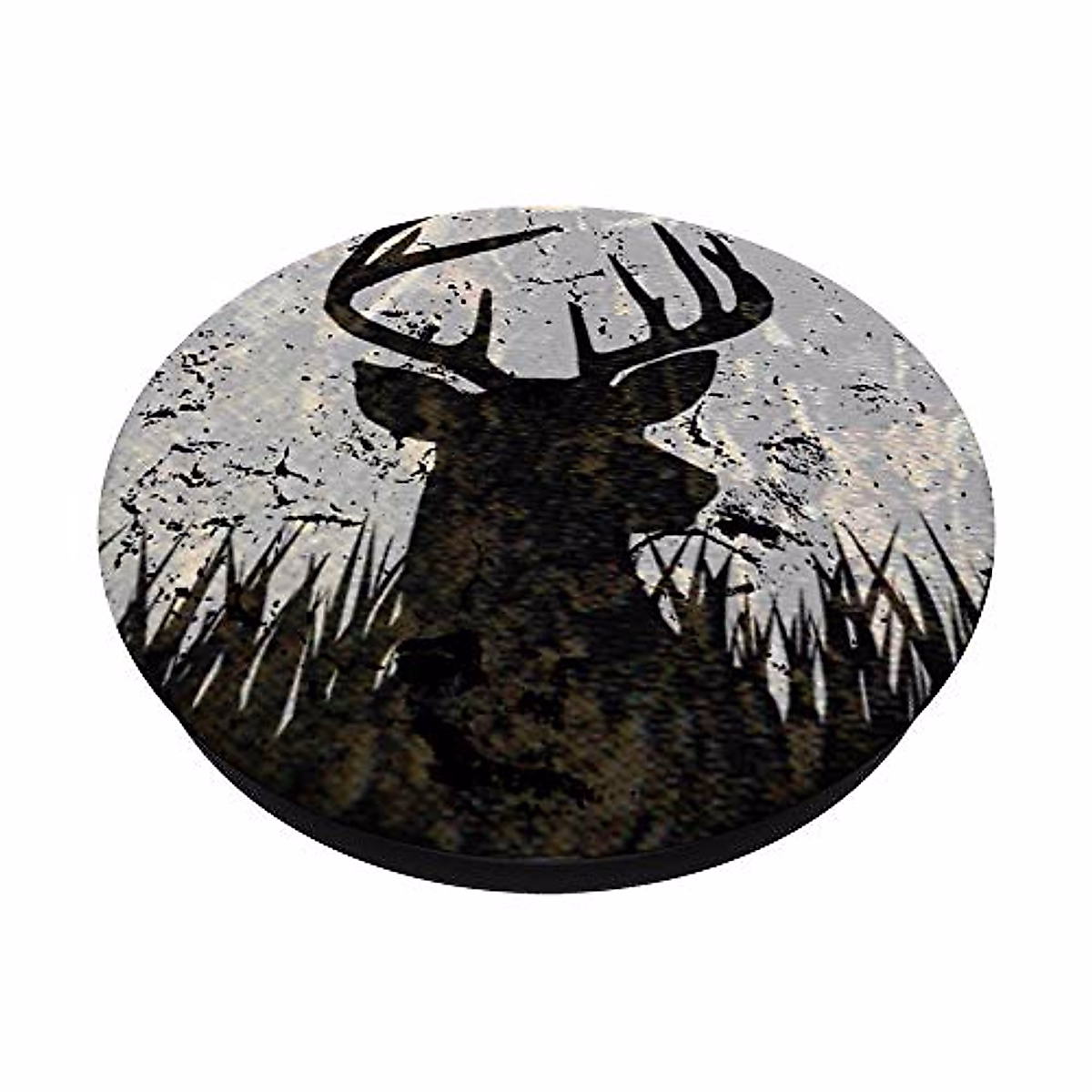 Buck Deer Hunting Camouflage design deer head PopSockets Swappable PopGrip