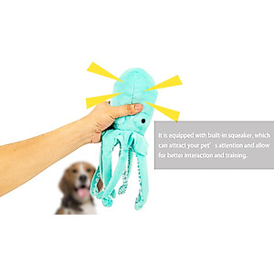 PunkyKom Dog Toy Squeak Toy for Aggressive chewers Large Breeds,Cute Octopus with Squeaker,for Dog Playing Chewing Boredom and stimulating,Mentally stimulating Toys for Dogs Training