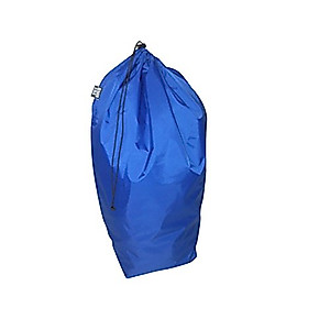 Large Stuff Sack,Sleeping Bag Cover,Nylon Drawstring Bag for Camping or Laundry. (Blue)