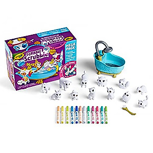 Crayola Scribble Scrubbie Pets Mega Set 2.0, Coloring Toy, Kids Gifts for Girls & Boys, Age 3, 4, 5, 6