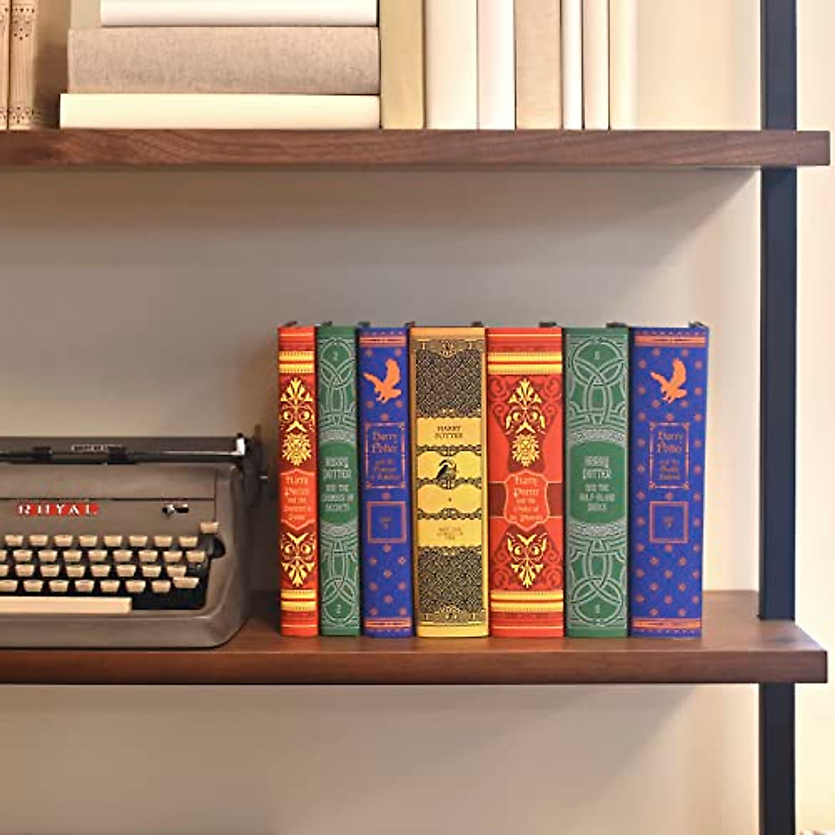 Juniper Books Harry Potter House Mashup DUST Jackets ONLY | Custom Book Covers for Your 7-Volume Hardcover American Harry Potter Book Set published by Scholastic | J.K. Rowling | Books NOT Included