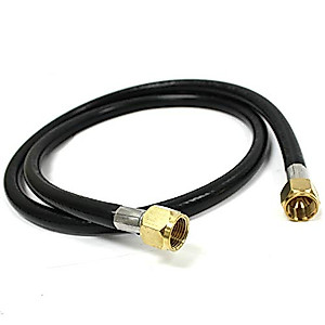 4 feet Propane Natural Gas Line 3/8" Female Flare Hose BBQ Grill Stove RV LP NAT L