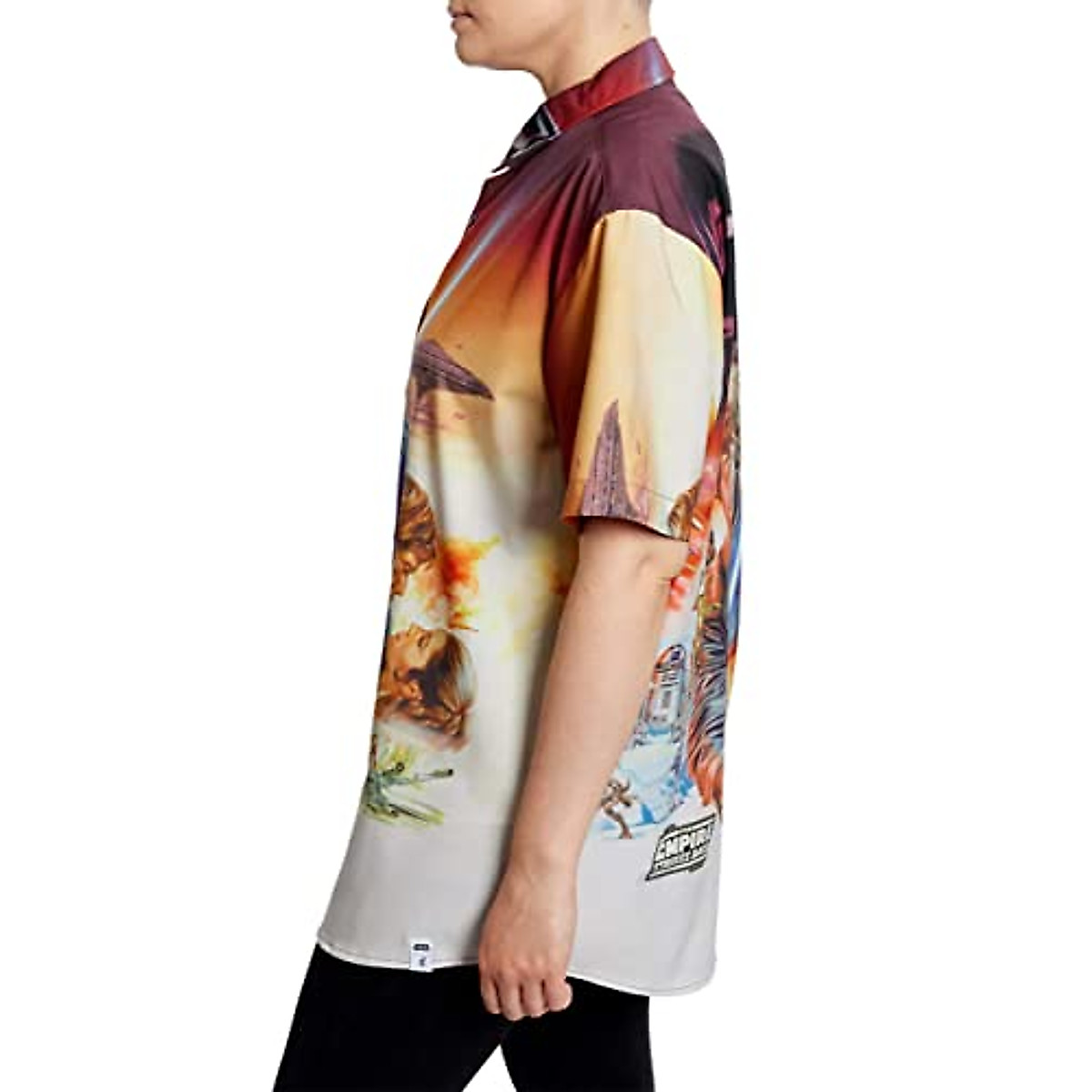 Star Wars The Empire Strikes Back Camp Shirt, X-Large White