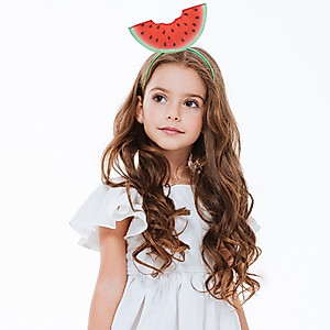 Watermelon Headband for Party Favors, Fruit Headband Fashion Headpiece Watermelon Costume for Women Girls
