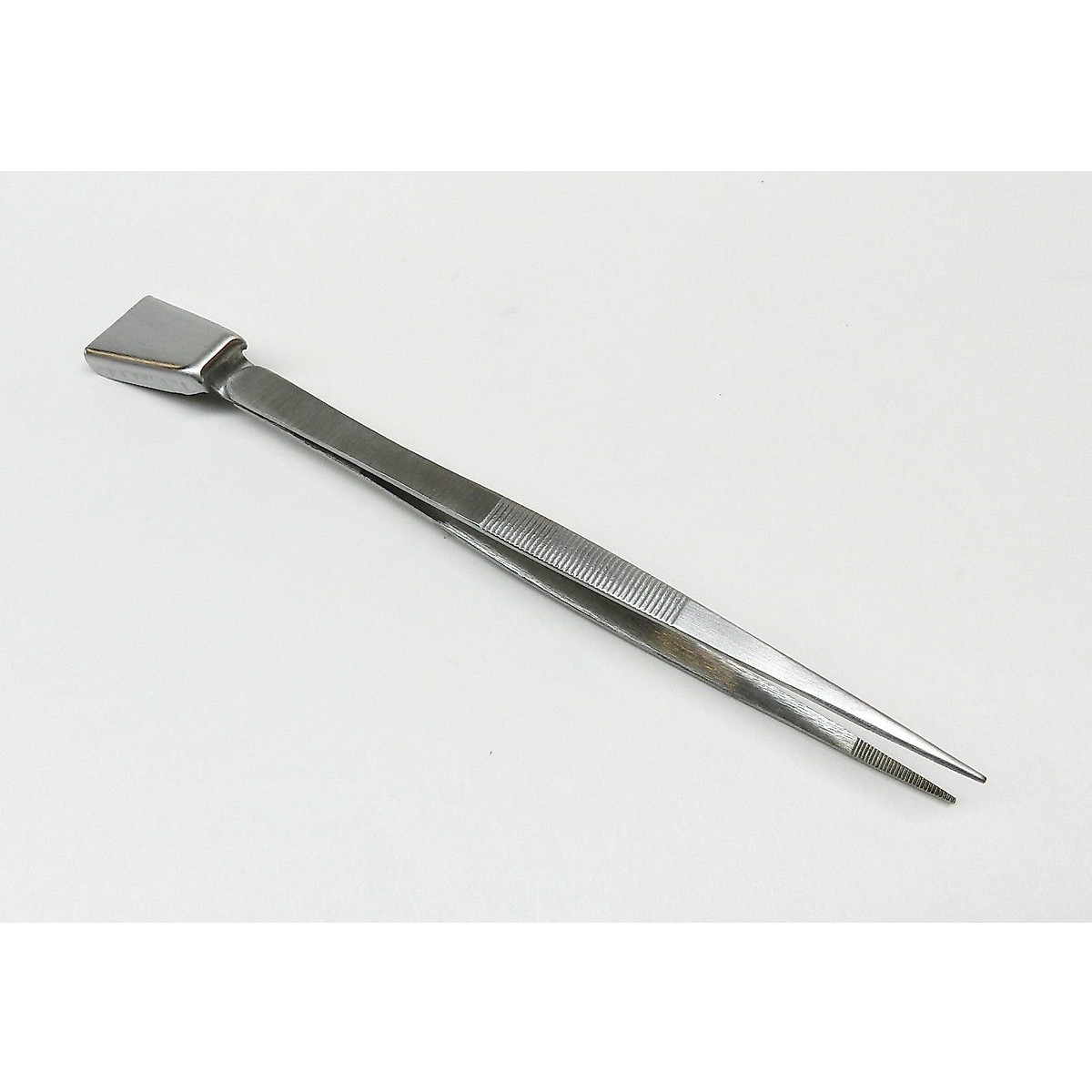 Diamond Tweezer with Scoop For Stones Bead Work Gemologist Tweezers Shovel End By JTS