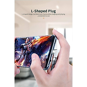 Magnetic USB C to C Charging Cable Adapter Right Angle USB-C Type C Cable Convert 100w PD Charge 480Mbp/s Data Transfer Compatible with MacBook Pro/Air Smartphone Tablet USB-C Devices-2 Pack