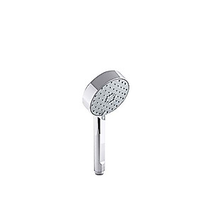 KOHLER 72415-G-CP Awaken G110 Three-Function Handshower, Handheld Showerhead with 3 Spray Settings, 1.75 GPM, Polished Chrome