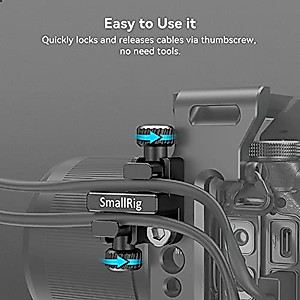 SMALLRIG Cable Clamp Lock for HDMI Cable Microphone Cable Power Cable SDI Cable - BSC2333