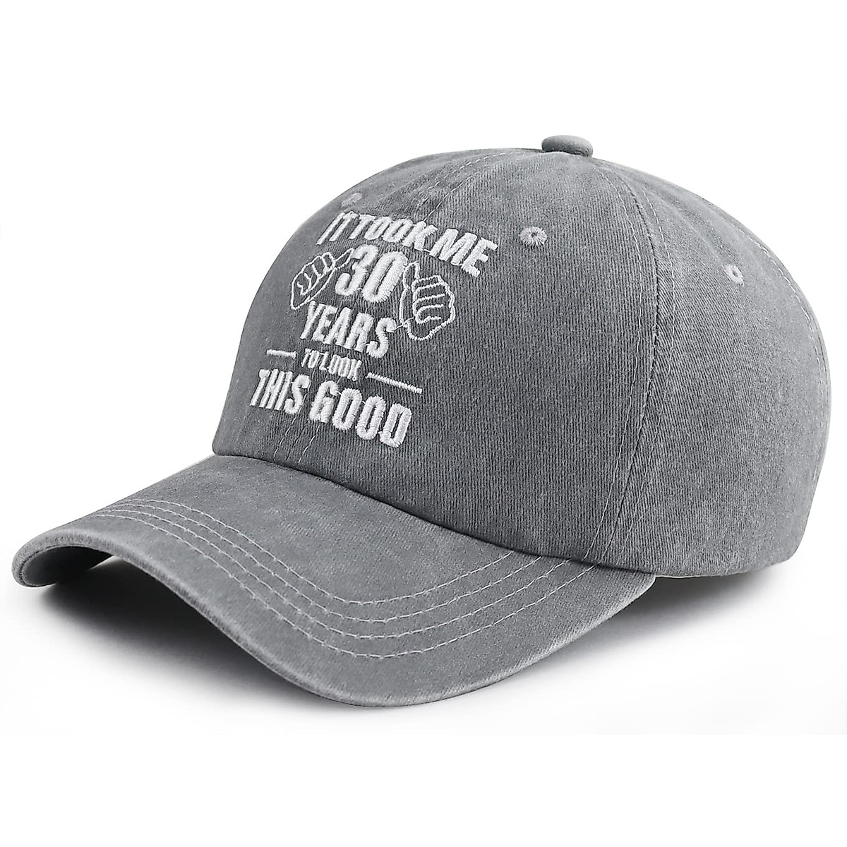 Gsspvii 30th Birthday Gifts for Women Men, 1994 Happy 30 Years Anniversary Decorations Hats, Funny 30 Birthday Party Supplies Adjustable Cotton Embroidered Baseball Cap for Dad Mom Friends Coworkers