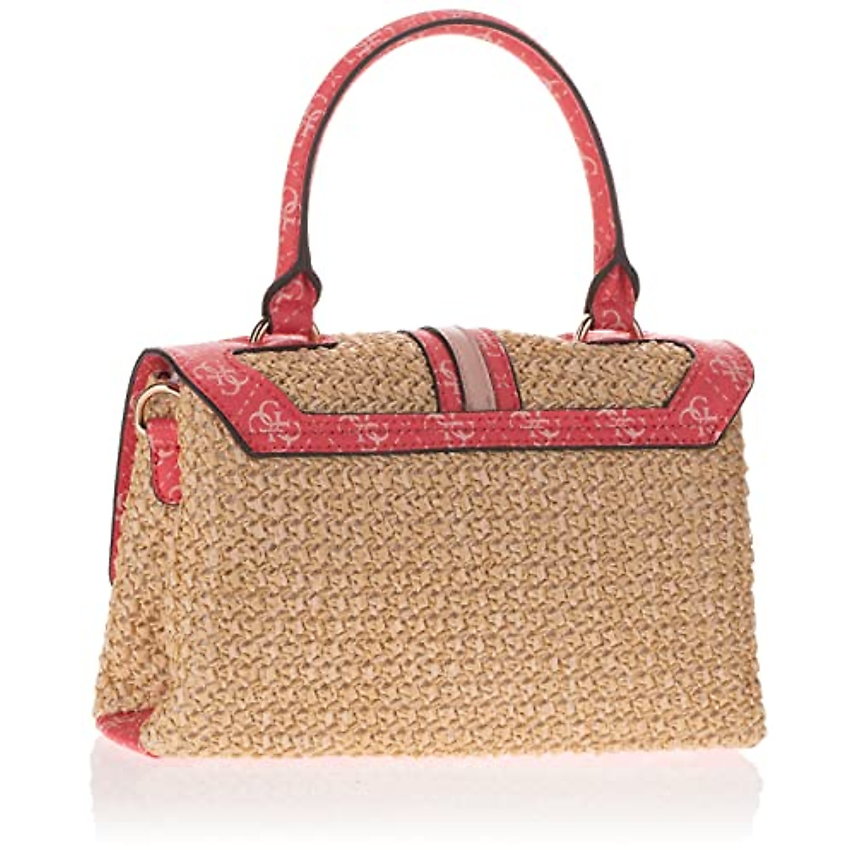 GUESS US Kasinta Raffia Top-Handle Satchel