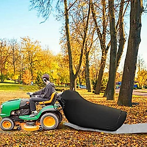 ZEROYOYO Lawn Tractor Leaf Bag - Reusable Grass Catcher Bag for Lawn Mower Tractor, Garden Leaf Cleaning, Latest Upgrade Leaf Bag for Riding Lawn Mower, 54 Cubic Feet Fast & Easy Leaf Collection