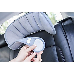 StoHua Child Car Seat Head Support - Baby Safety Car Seat Neck Relief Holder, Adjustable Head Band Strap Headrest, Baby & Kids Travel Accessories (Grey)
