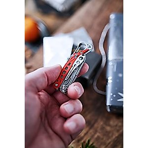 LEATHERMAN, Style PS Keychain Multitool with Spring-Action Scissors and Grooming Tools, Built in the USA, Black