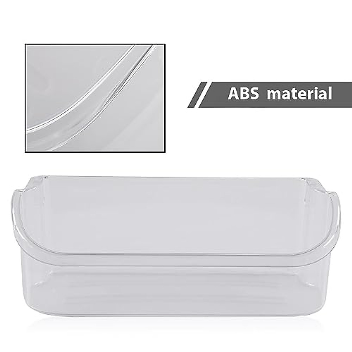 G-PLUS 240356402 Clear Refrigerator Upper Door Bin Compatible with Frigidaire,Electrolux,Gibson, Kelvinator