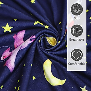 GFU Baby Crib Sheet for Boy, Super Soft Fitted Crib Sheet for Standard Crib and Toddler Mattresses, 52×28 Inch (Dinosaur&Space)