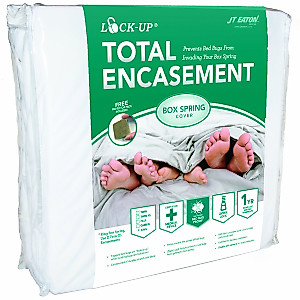 J T Eaton 80FULBOX Lock-Up Total Encasement Bed Bug Protection for Size Box Spring, Full