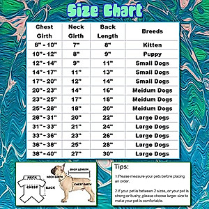 Dog Hoodie, Tie Dye Dog Winter Clothes, Pet Hooded Sweatershirt Pullover, Dog Outfit Coat Apparel for Small Medium Large Dogs, Green Blue 2XL