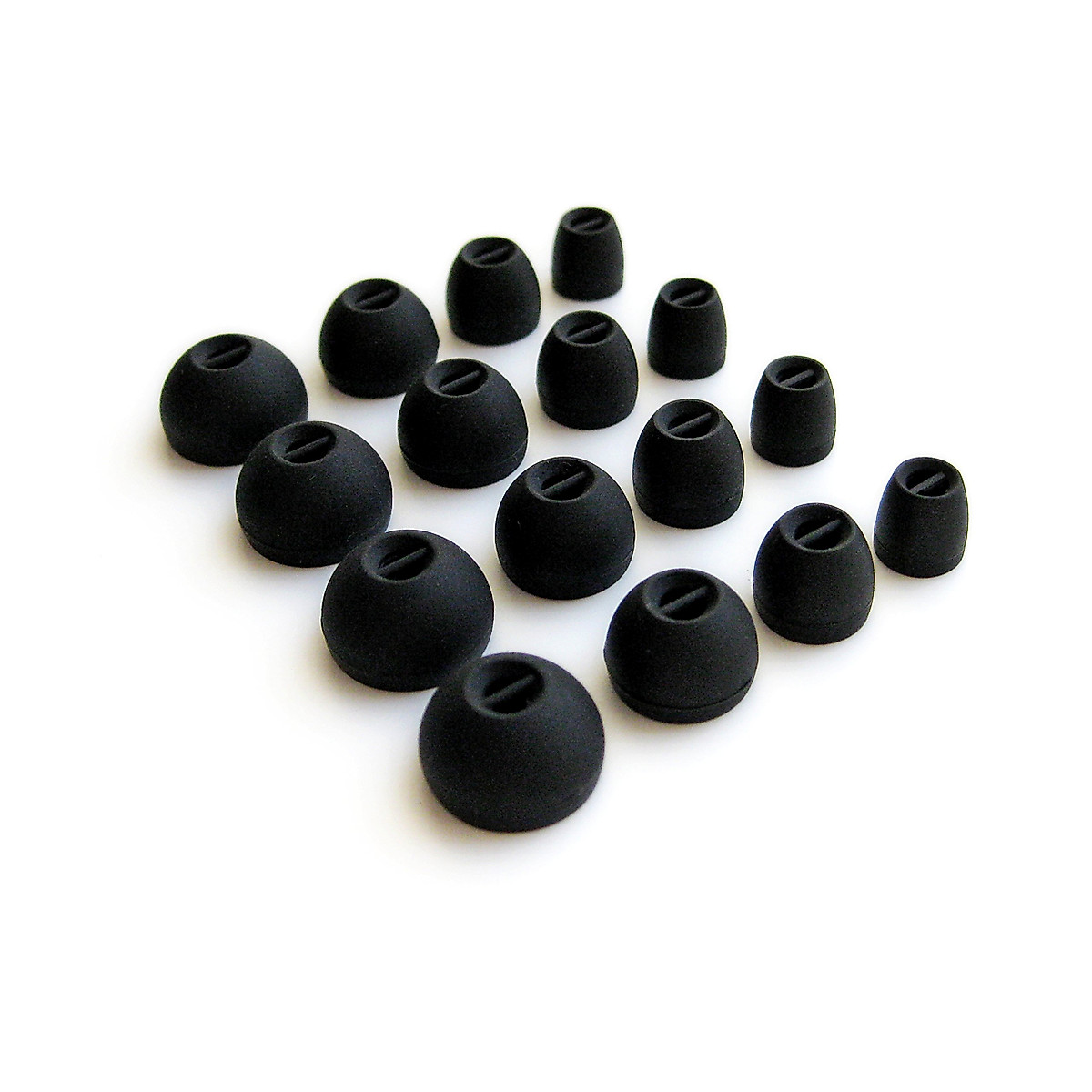 16pcs- 4XS/4S/4M/4L (B-NSEN) Comfort Noise Isolation Replacement Eartips Earbuds Adapters Compatible with Sennheiser HD 1, Momentum (M2 IE) I and G, Sennheiser CX 3.00, CX 5.00, CX 7.00BT Earphones