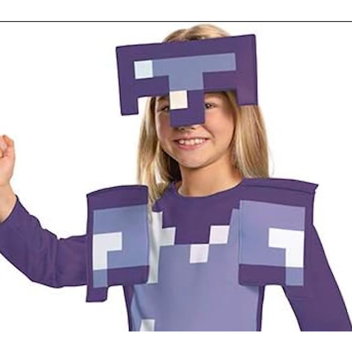 Disguise Minecraft Costume, Enchanted Diamond Armor Outfit for Kids, Minecraft Costume Halloween, Small (4-6)