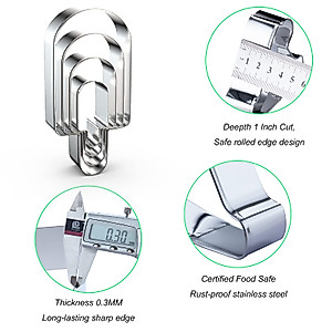 Popsicle Cookie Cutter Set in Assorted Large Sizes - 5", 4", 3", 2" - 4 Piece - Stainless Steel