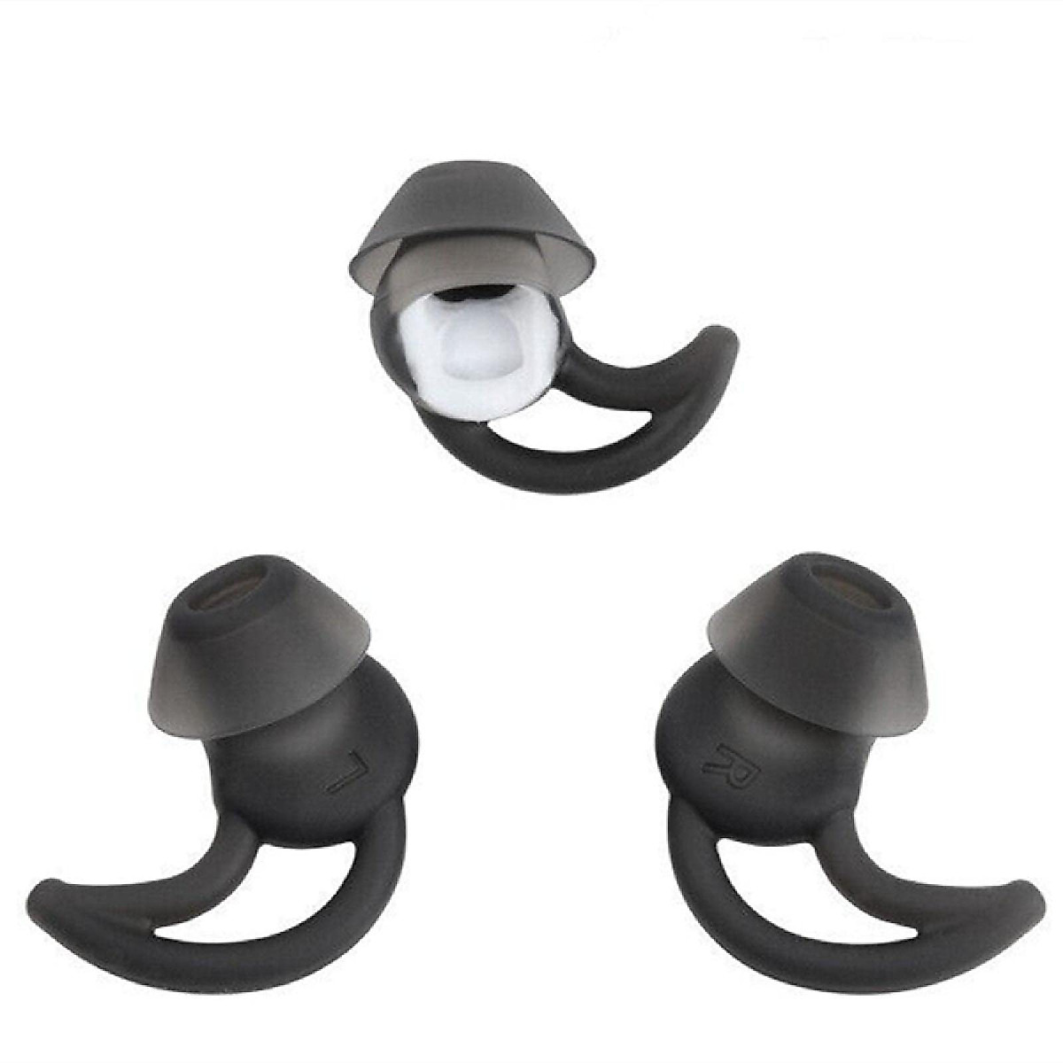 TECKEEN Soft Large/Medium/Small Size Earbuds for Bose QC30/QC20/QC20i/SoundSport SIE2i IE2 IE3