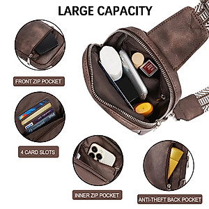 CLUCI Backpack Purse for Women + Small Sling Bag