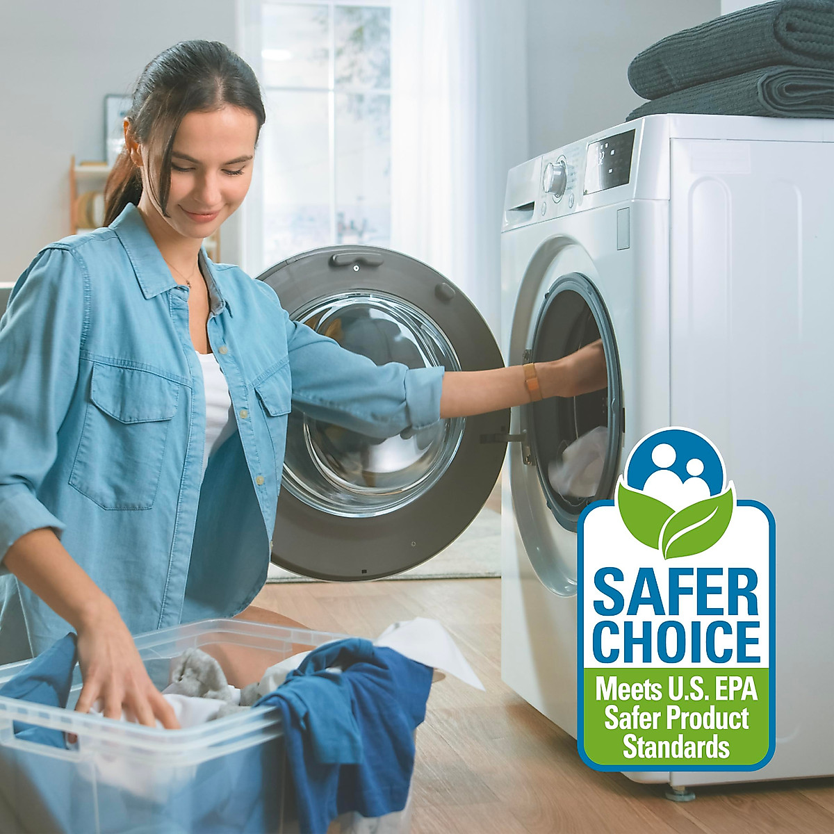 Lemi Shine Washing Machine Cleaner | Powered By Citric Acid | 100% Guaranteed Hard Water Cleaner | Compatible with Front & Top Load Washing Machines, 8 Count