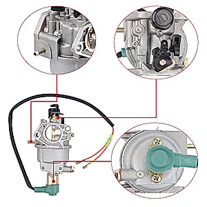 Panari Carburetor for Honda EB5000X EB6500X EB6500SX EM5000SX EW171 EB3500 Generator Replace 16100-ZE3-704 16100-ZE3-F12 for Honda EB5000X Carburetor Honda Generator Carburetor