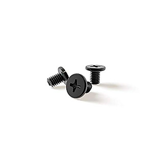 RapidSparesLtd Pack of 500 M3x4 New Black Zinc Wafer Head Laptop Machine Screw Philips Head