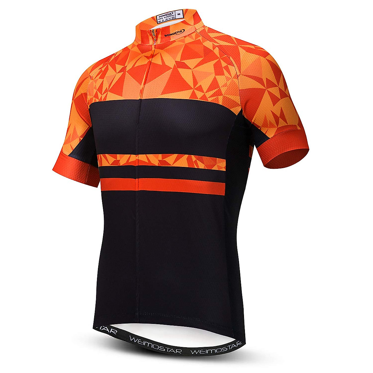 Mens Cycling Jersey Shirt Short Sleeve Bike Jersey Riding Tops Outdoor Cycling Clothing