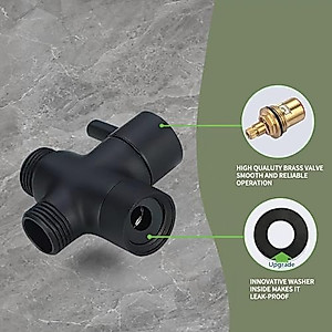 Handheld Bidet Sprayer for Toilet, Hand held Stainless Steel Toilet Bidet Sprayer Kit, Hose with Anti-Leak Hose&High Pressure, for Personal Hygiene, Toilet Clean (A)