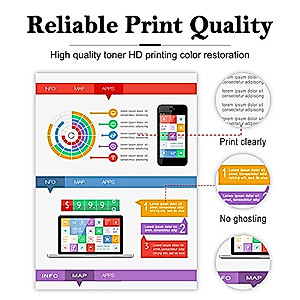 VIT 4 Pack (1BK+1C+1M+1Y) High Yield Compatible TN433 TN-433 TN433BK TN433C TN433M TN433Y Toner Cartridge Replacement for Brother HL-L8260CDW L8360CDW L8360CDWT L9310CDW L9310CDWT L9310CDWTT Printer