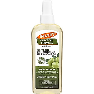 Palmer's Olive Oil Formula Hair Conditioning and Scalp Oil Spray, Hydration and Shine Therapy for Dry or Damaged Hair, Promotes Scalp Health, 5.1 Oz (Pack of 2)