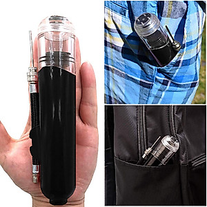 2PCS Ball Pumps with 5pcs Needles, Haploon Air Pump for Balls Portable Two-Way Quicker-Fill Hand Air Pump for Inflatables Soccer Basketball Volleyball Football Yoga Sport Balls Pool Floats Bike Tire