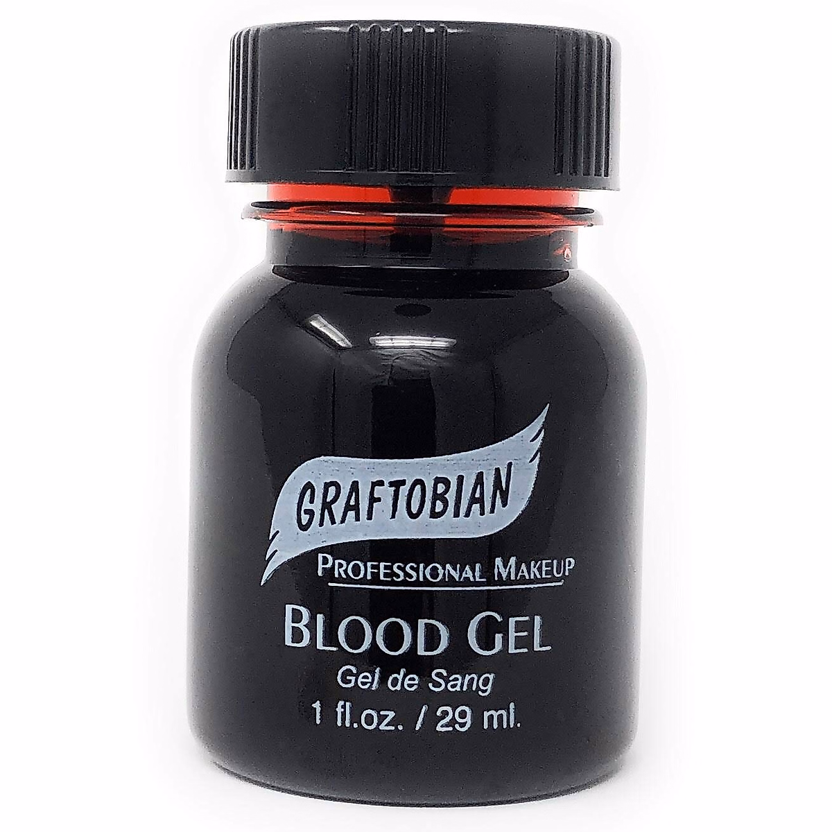 Graftobian Blood Gel 1oz Bottle - Special FX Fake Blood for Halloween - Drips & Never Dries