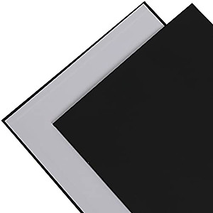 Gredak Black Canvases for Painting, 8x10 Inch 12-Pack Blank Black Canvas, 100% Cotton Canvas Panels, Paint Supplies for Adult, Perfect Art Supplies for Acrylics and Oil Paints
