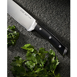 Chicago Cutlery Damen (10-PC) Built-In Sharpener Kitchen Knife Block Set with Steak Knives, Ergonomic Handles and Sharp Stainless Steel Professional Chef Knife Set