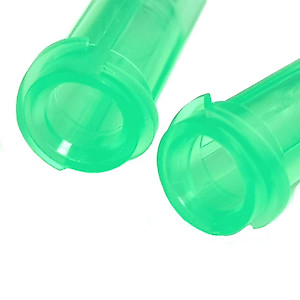 SANANTS - 18GA 1/2 Inch Dispensing Needle - Blunt Tip Luer Lock - Fluid Manifold Channel - 50 PCS,Green