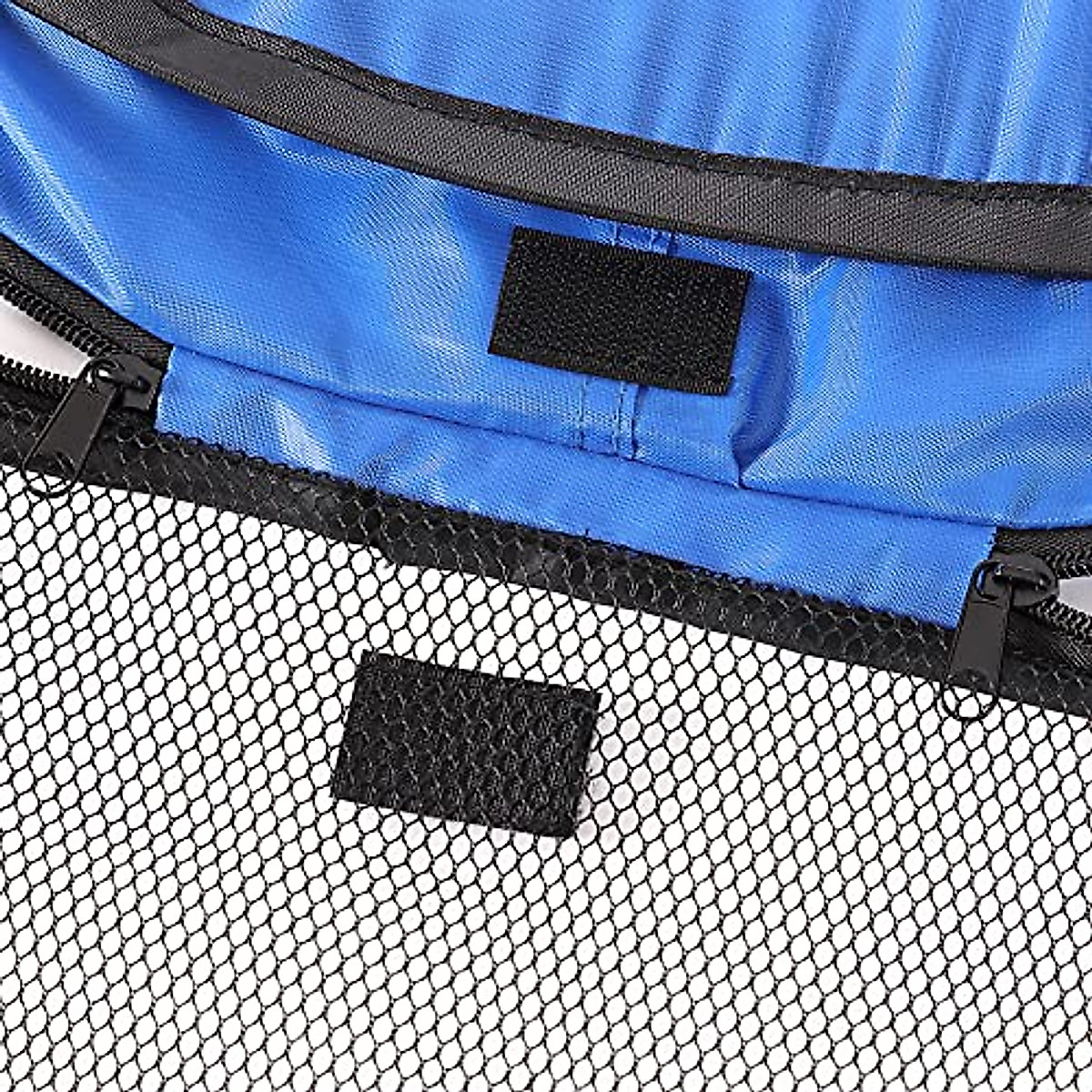 Beatrice Home Fashions Portable, Collapsible, Pop Up Travel Pet Kennel, 32.5" L x 19.5" W x 19.5" H, Blue