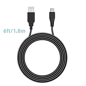 SLLEA (6FT) USB PC Power Charger Cable Cord Lead for Cobra Two-Way Radio CXT195 CXT1095 FLT
