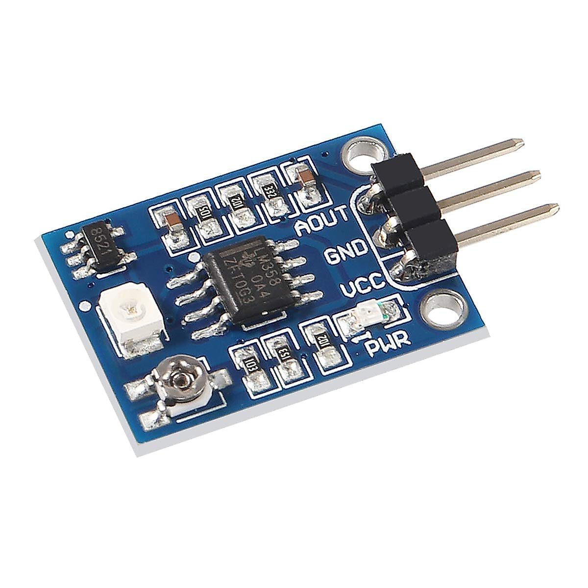 DORHEA Response Wavelength UV Detection Sensor Module DC 3.3V-5V 200nm-370nm Response Ultraviolet Ray Detector UV Sensor Module
