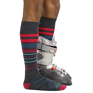 Darn Tough Vermont Snowpack OTC Midweight with Cushion Red MD (US 8-9.5)