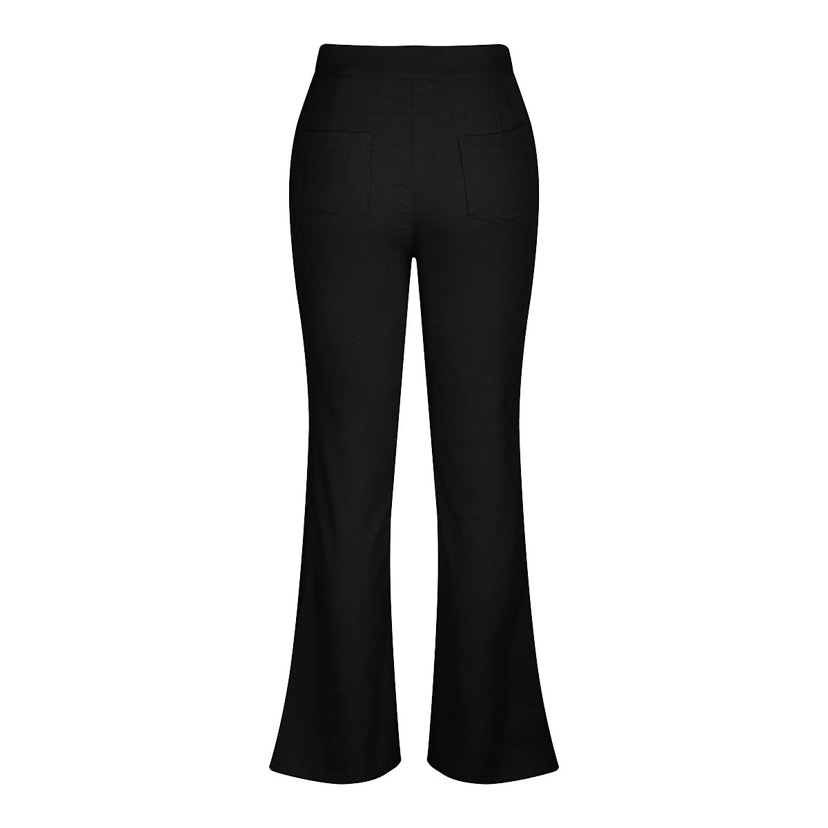 Dreamlascar Womens Corduroy Pants Skinny Casual Work Pants Bootcut Yoga Sport Slim Fit Stacked Leggings Pants with Pockets