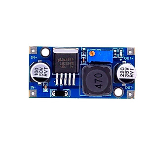 DAOKI 6Pcs Step-Down Power Supply Module LM2596 LM2596S Buck Converter DC to DC 3.0-40V to 1.5-35V High Efficiency Voltage Regulator Module