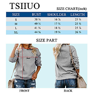 TSIIUO Women's Outer Banks Pogue Life Monoline Bus Sweatshirt Funny Show Pullover Tops Tees Pink M