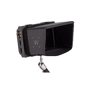 Wooden Camera LCD Sun Shade for Monitors 4 to 5-Inches, Monitor Hood with All-Sides Coverage and Flexible Bottom for Easy Access